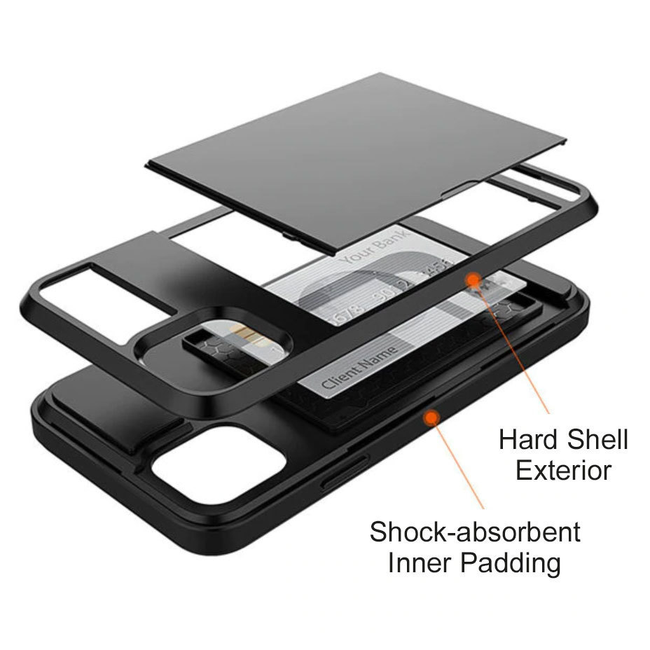 Tough Armour Slide Case Card Holder for Apple iPhone 11